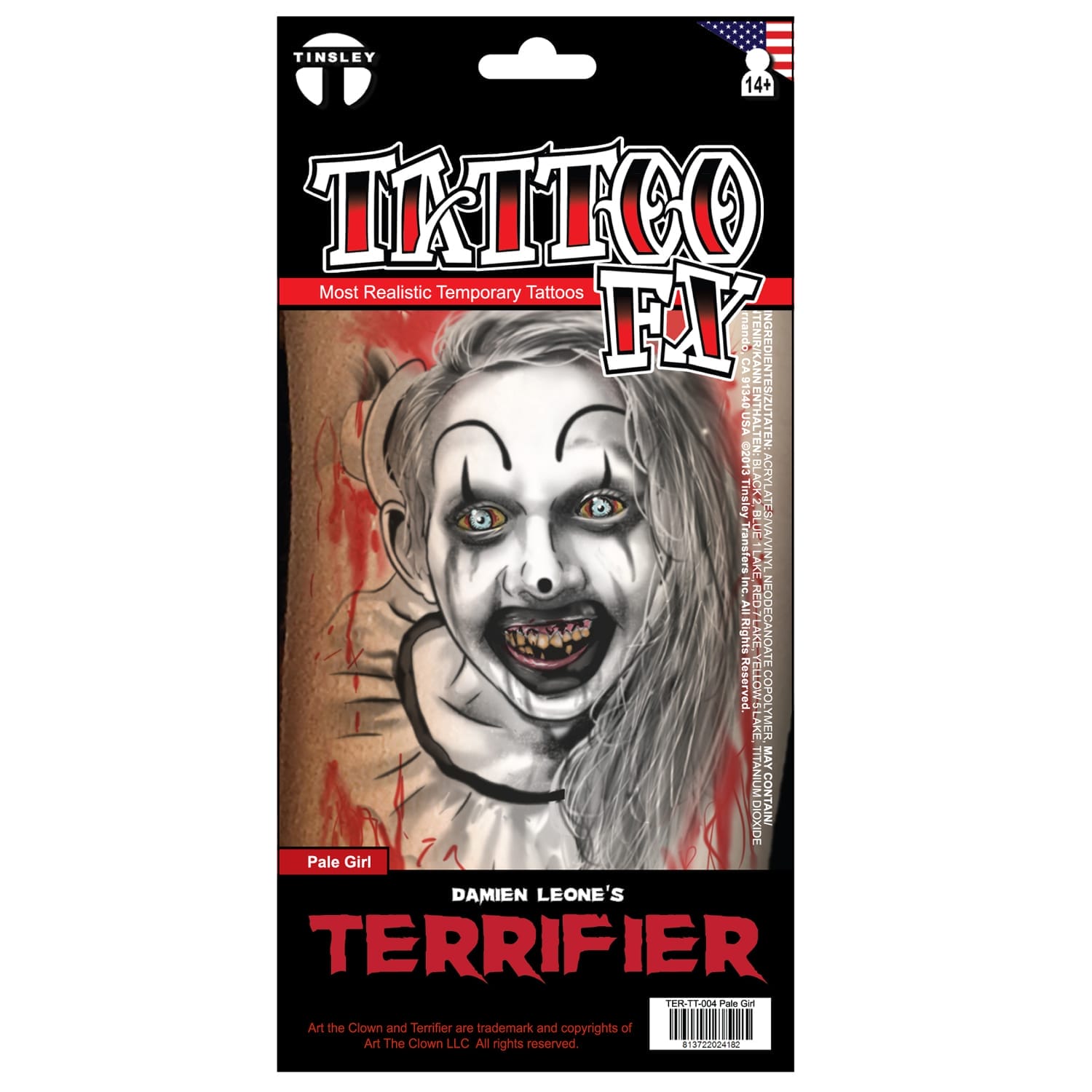 Art The Clown Santa - Terrifier - Latex Mask - Tinsley Transfers