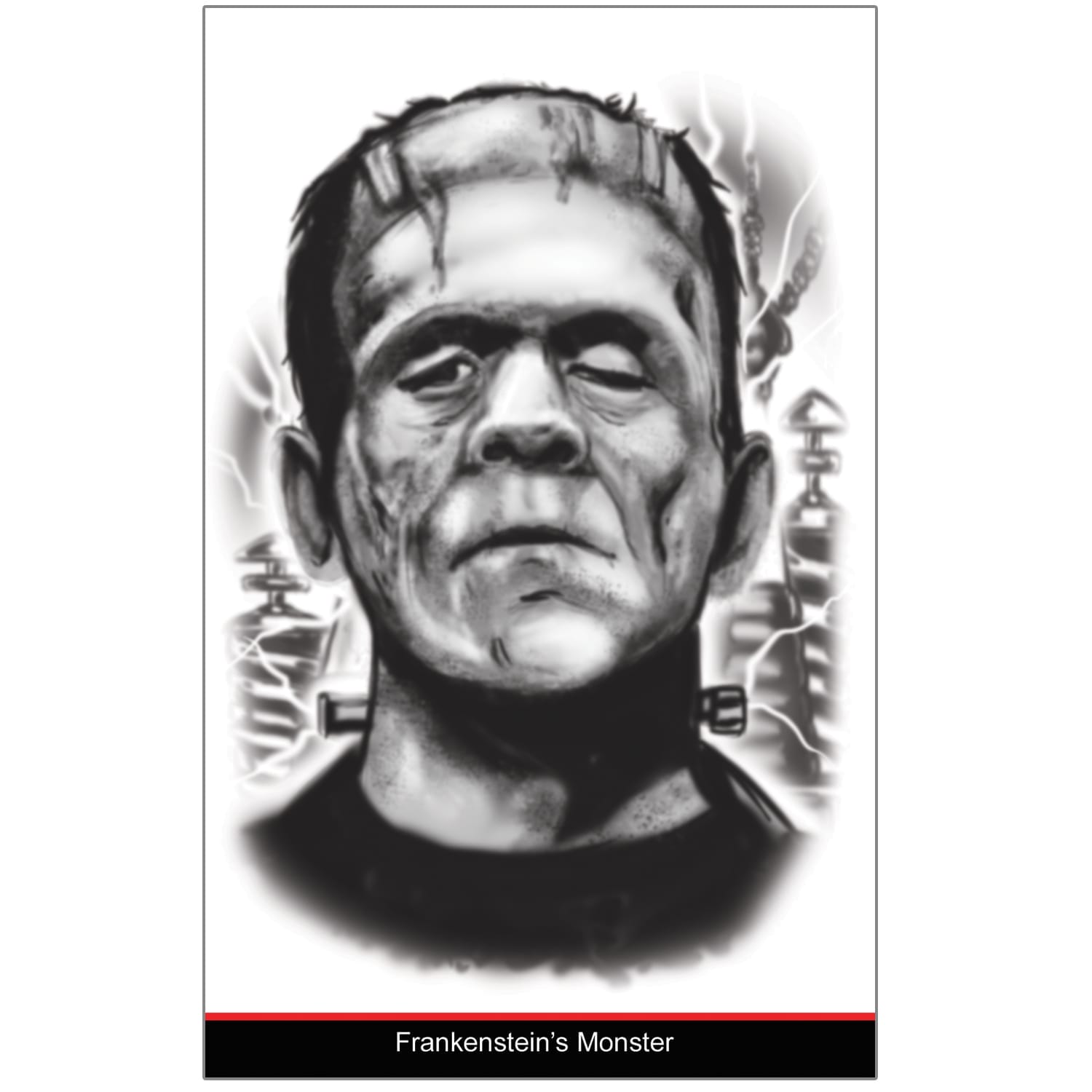 frankenstein's monster traditional tattoo