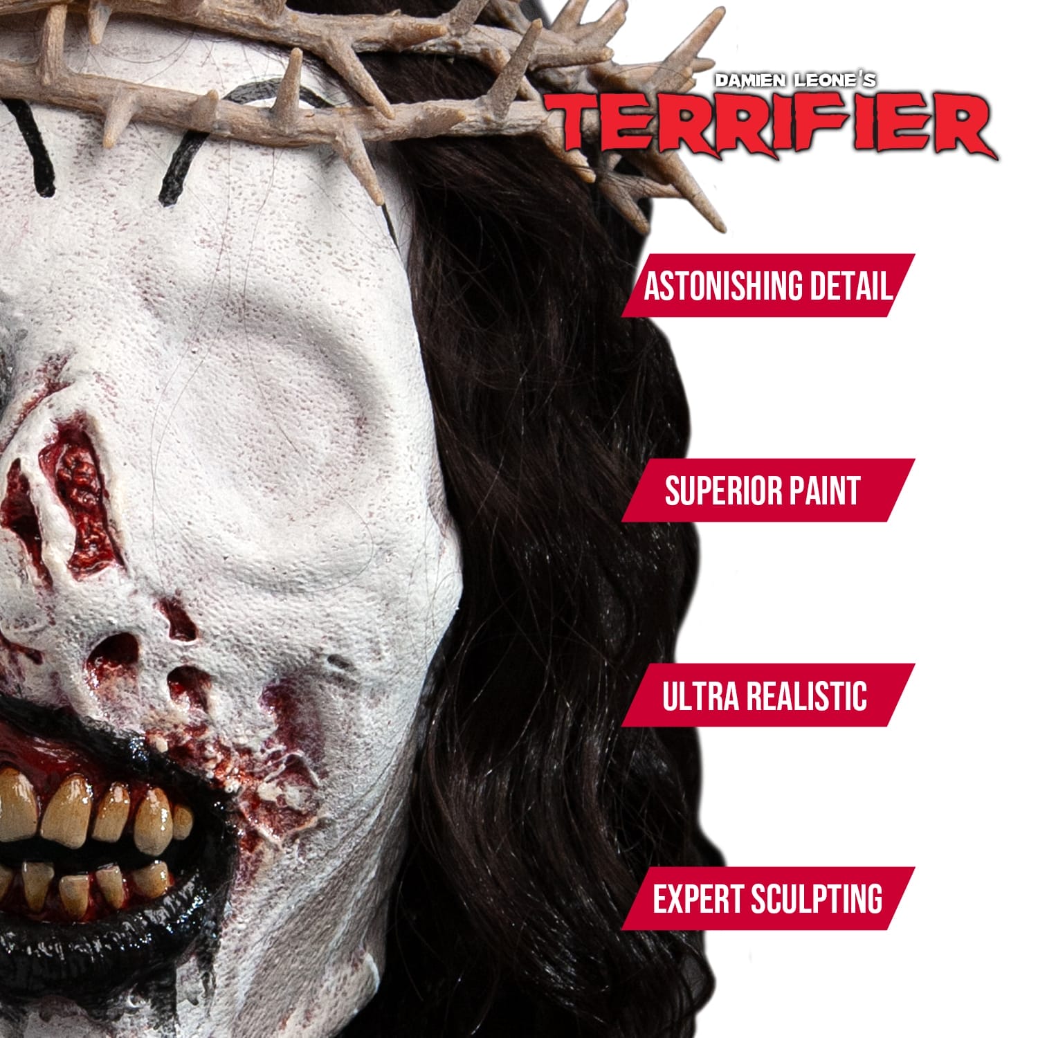 Victoria The Clown - Terrifier 3 - Deluxe Latex Mask - Tinsley Transfers