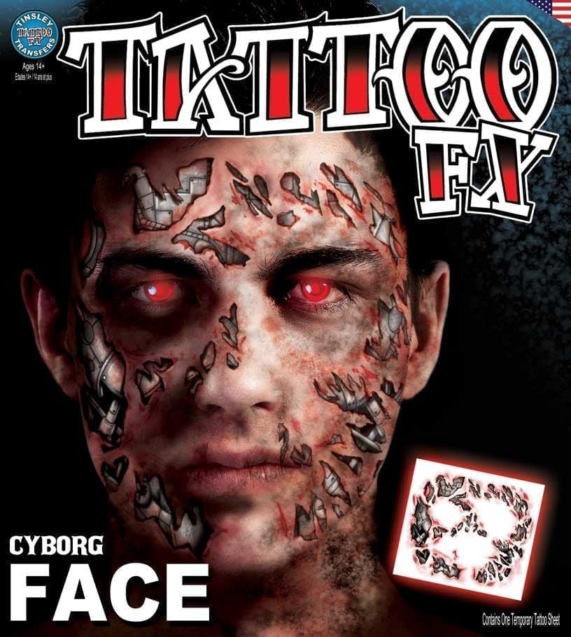 cyborg temporary tattoos